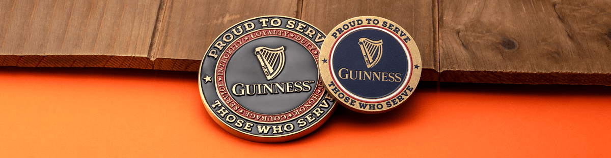 How Guinness Continues the Old School Challenge Coin Tradition – All ...
